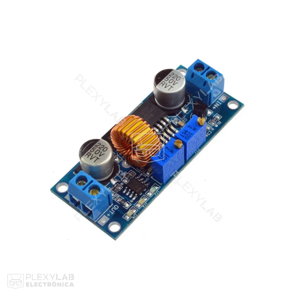 Módulo regulador de voltaje y corriente Step Down DC-DC ajustable XL4015 de 5A | PLEXYLAB